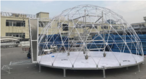 Structure porteuse pour dôme habitable - Sol-Eco